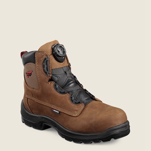 Red Wing Mexico - Botas de Seguridad Red Wing Hombre Marrom Oscuro ...