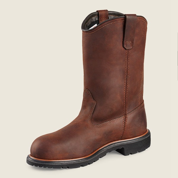 Red Wing Mexico - Botas de Seguridad Red Wing Hombre Marrom Oscuro ...