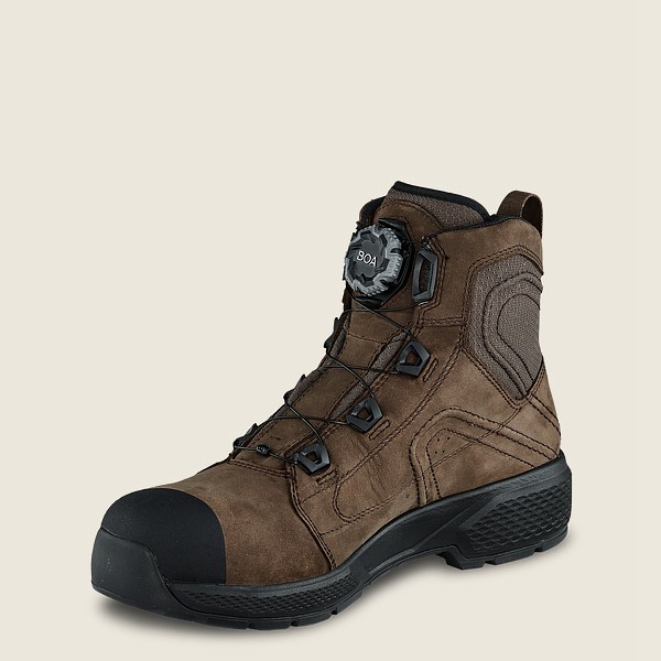 Red Wing Mexico - Botas de Seguridad Red Wing Hombre Marrom Oscuro ...