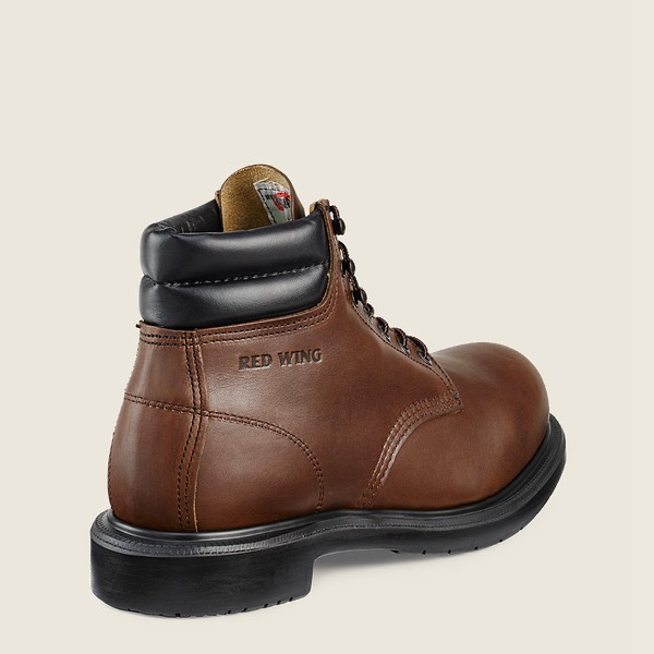 Red Wing Mexico - Botas de Seguridad Red Wing Hombre Marrom Oscuro ...
